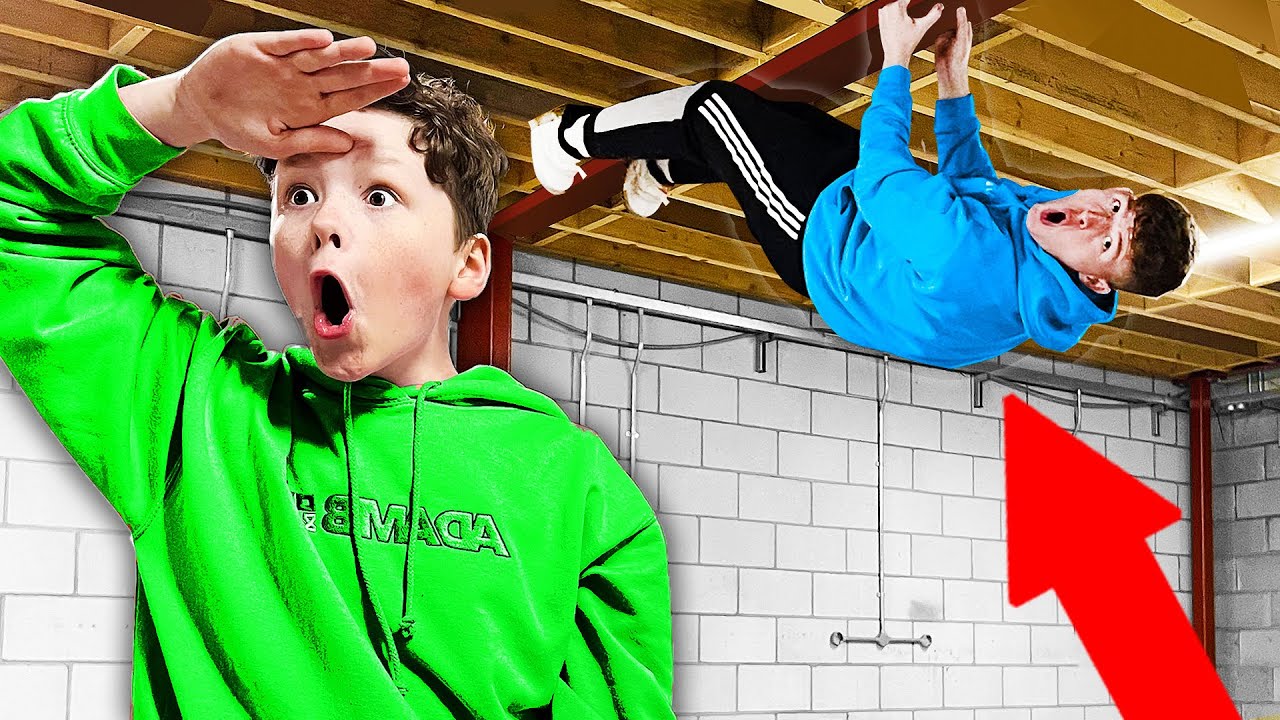 Hide and seek in empty warehouse adventure challenge