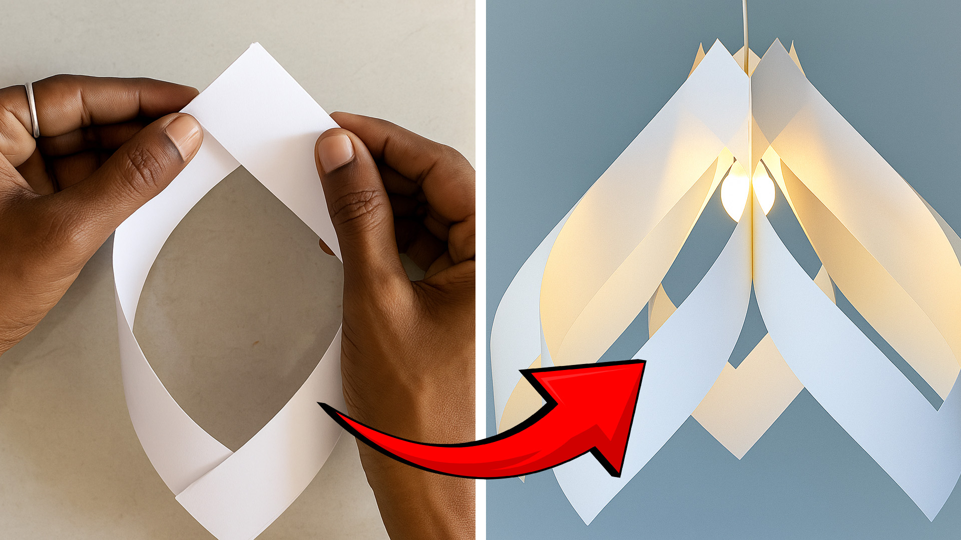 DIY Diwali Decoration Paper Hanging Lamp