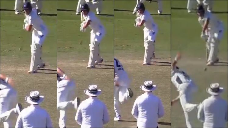 Watch: Boland's 4-ball setup to dismiss Konstas shows selectors ground ...
