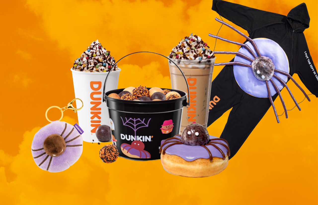 Dunkin’s Halloween 2025 Menu & Merch Includes A New Drink & Old Faves