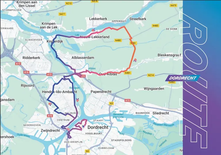 Alle routes van de NIBC Tour of Holland 2025