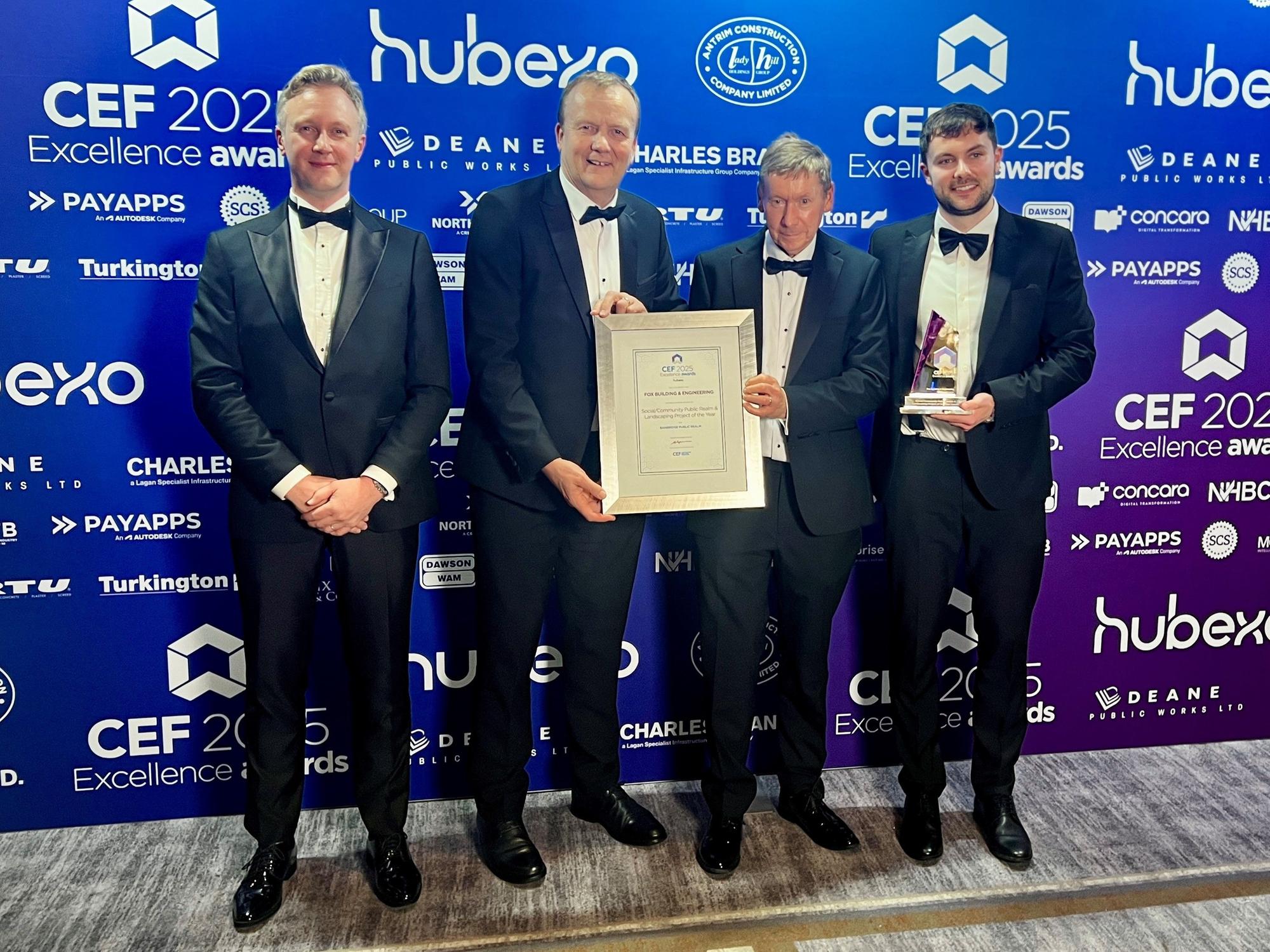 Banbridge Public Realm project celebrated with prestigious construction ...