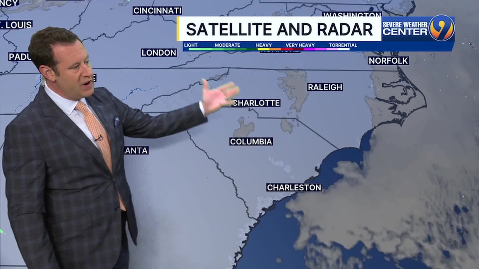 Wednesday morning's forecast with Meteorologist Keith Monday