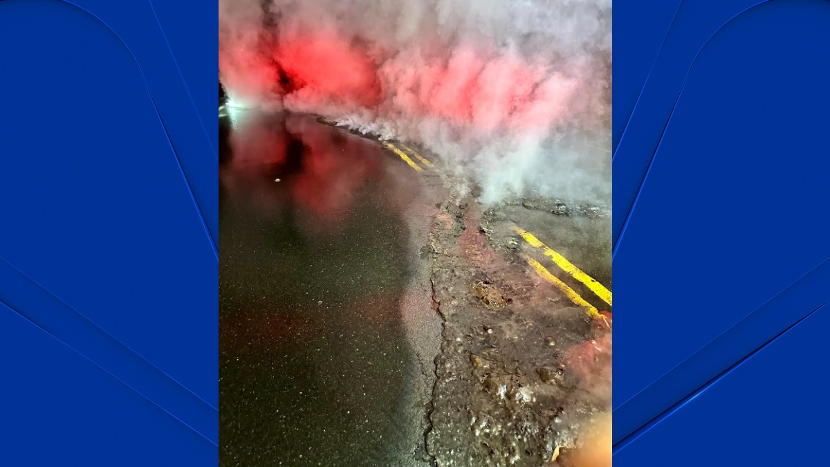 Crash brings down utility pole, causes burning pavement on Route 4 in ...