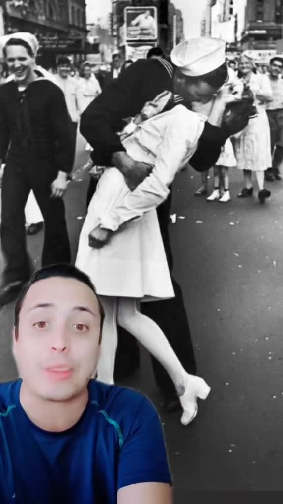 El beso que se convirtió en un símbolo #historia #historiauniversal