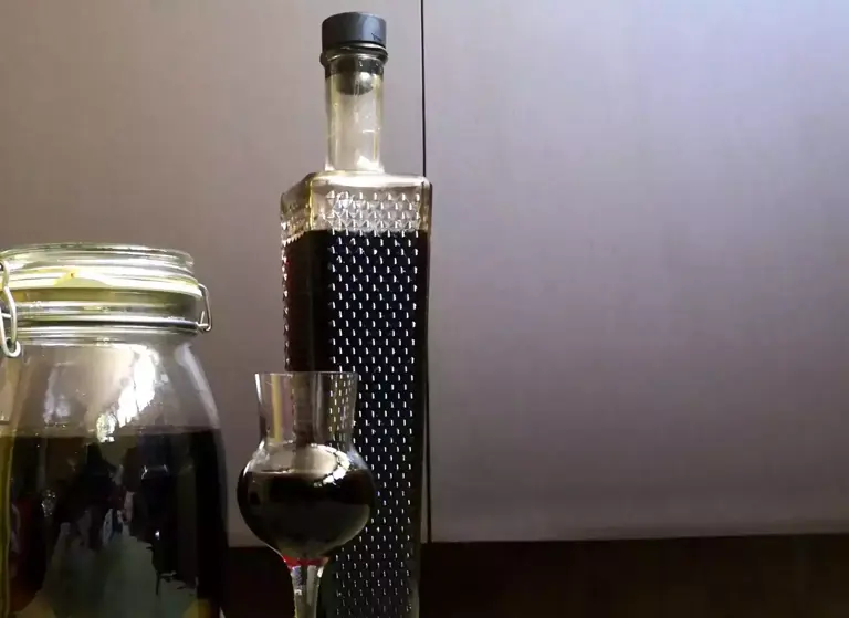 Nocino: traditional italian walnut liqueur