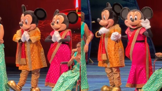 ‘It was iconic’: Mickey and Minnie dazzle in Indian avatars for Diwali ...