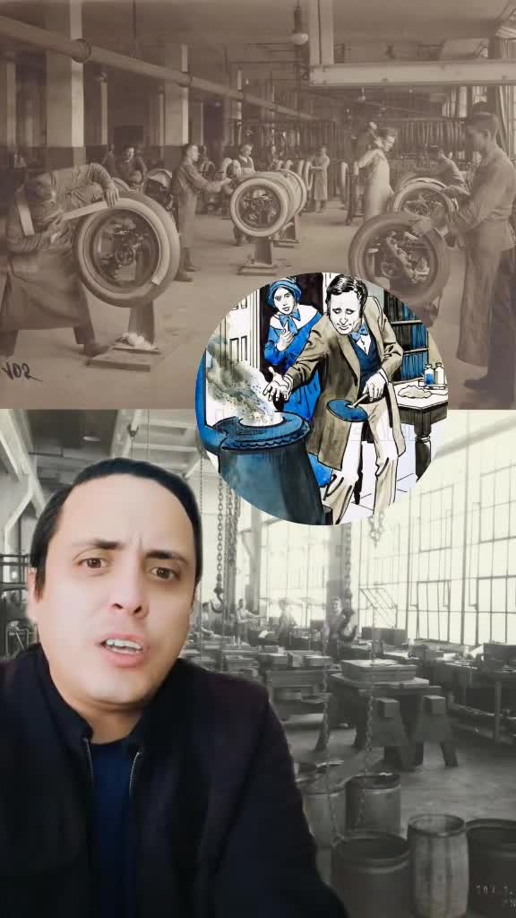 La historia de Charles Goodyear. Poligomet es todo en gomas. #histori...