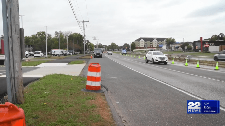 Water main break on Riverdale Street in West Springfield