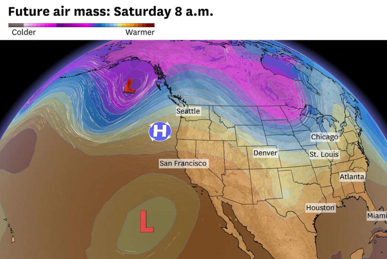 California's weather rollercoaster continues with a quick warmup ahead