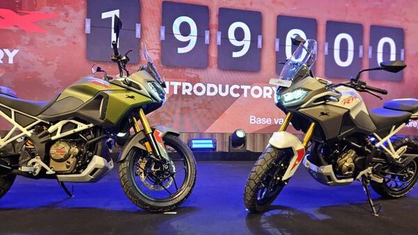 TVS Apache RTX adventure tourer launched in India at ₹1.99 lakh. Check ...