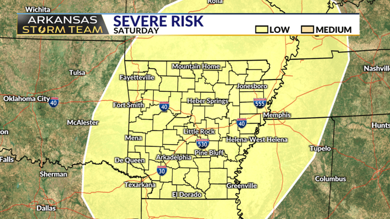 Arkansas Storm Team Forecast: Very warm until our next cold front