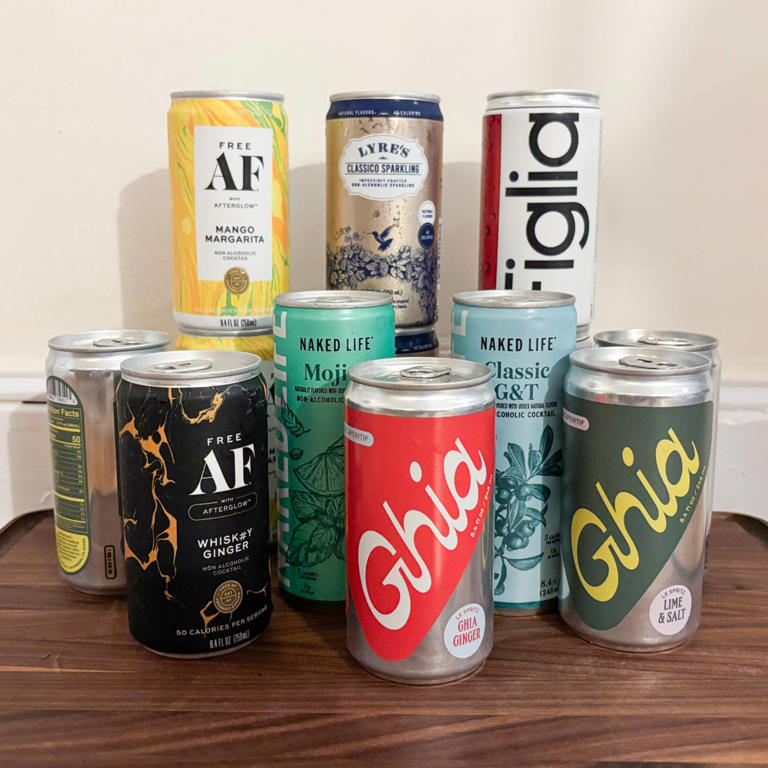 We tested 32 canned mocktails — these 10 options make you forget they ...