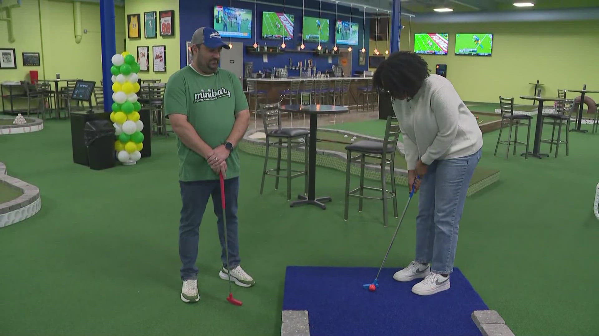 Minibar: Indoor mini golf course and bar opening this week in Portland