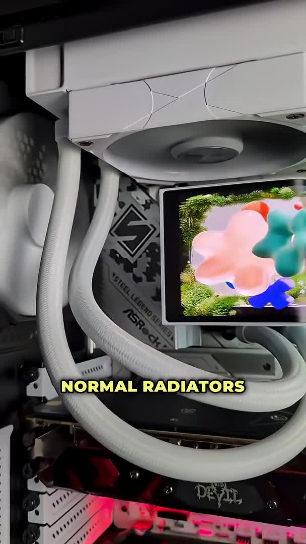 The TRYX Panorama 360 liquid CPU cooler!