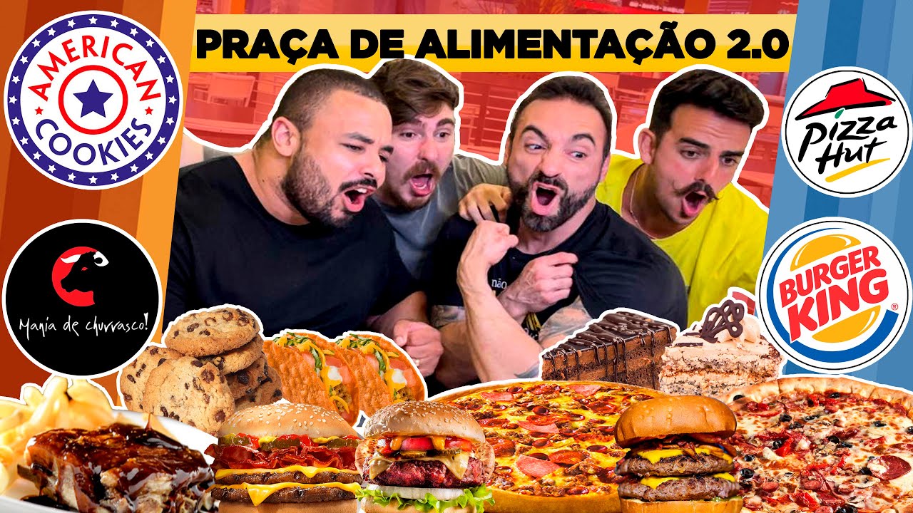 I tried the new food court experience! 🍔