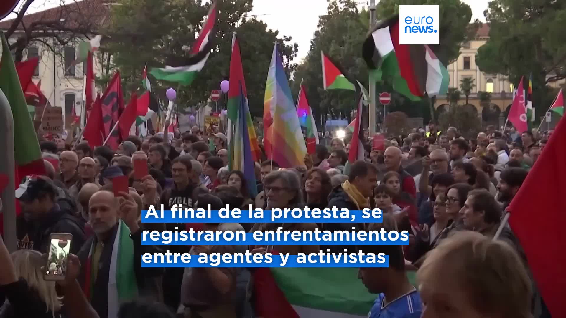 Las protestas por el Italia-Israel se saldan con un balance de 3 ...