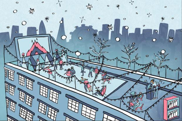 Rooftop ice rink set to open in London this Christmas with stunning views