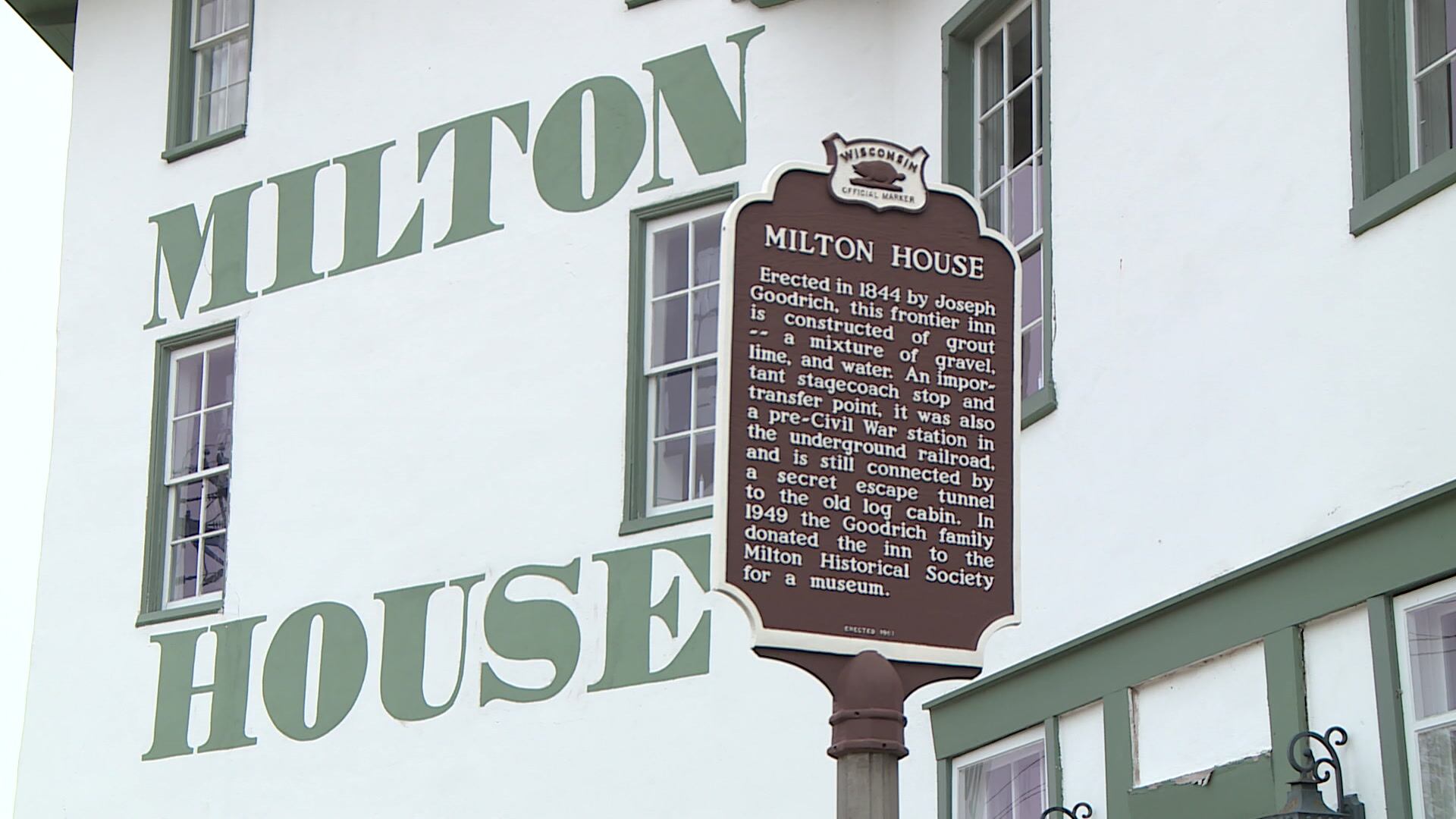 History of the Underground Railroad runs through Milton