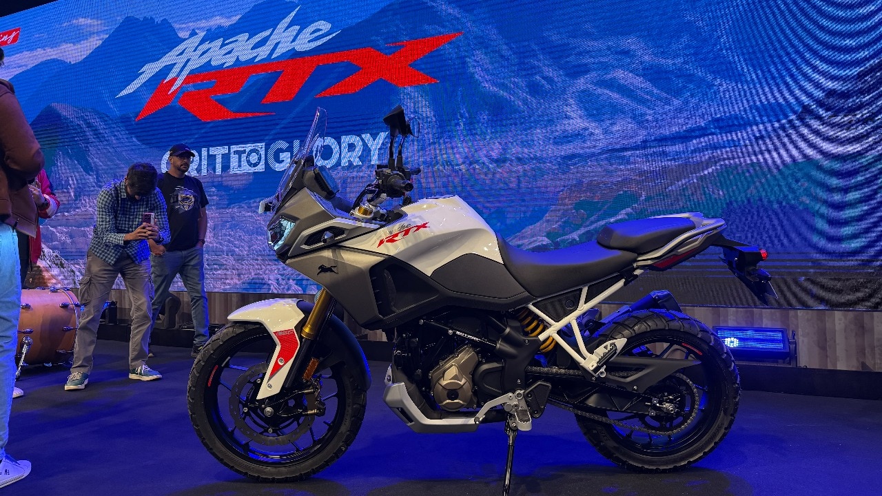 TVS Motor enters adventure tourer segment with Apache RTX, priced at Rs ...