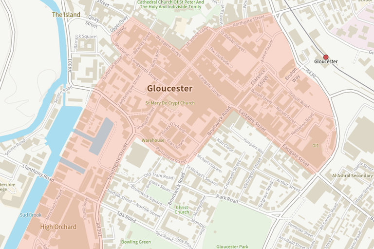 Man banned from Gloucester city centre and a hospital