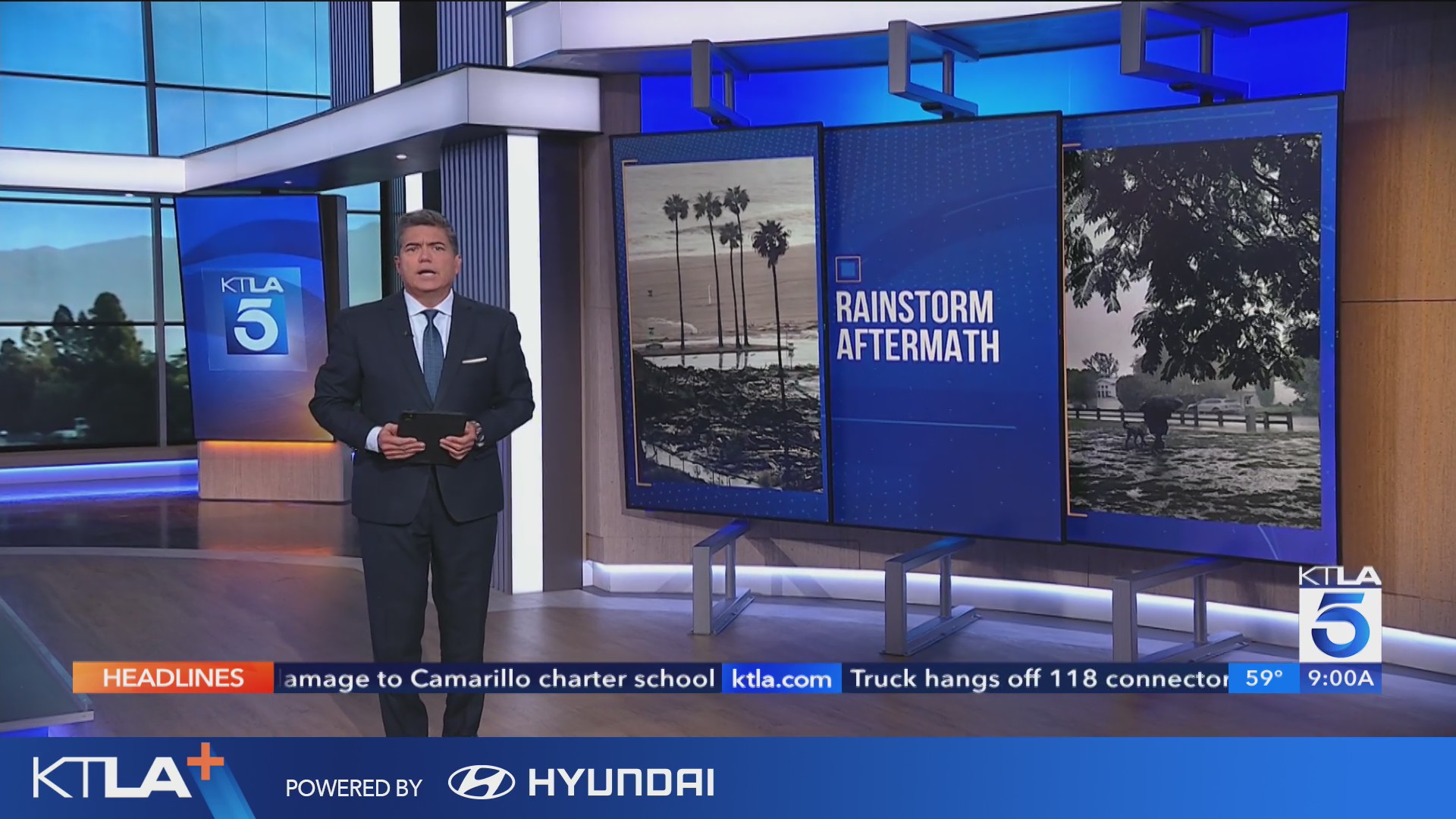 Strong Pacific storm causes minor flooding in SoCal