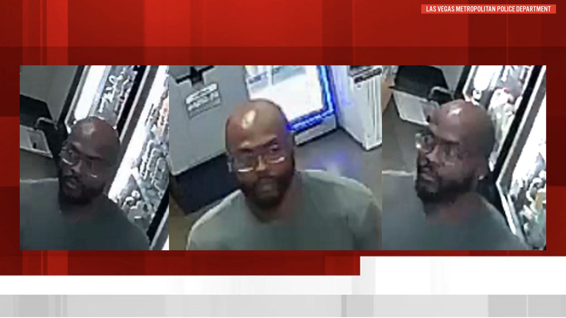 Police look for suspect in northwest Las Vegas commercial robbery