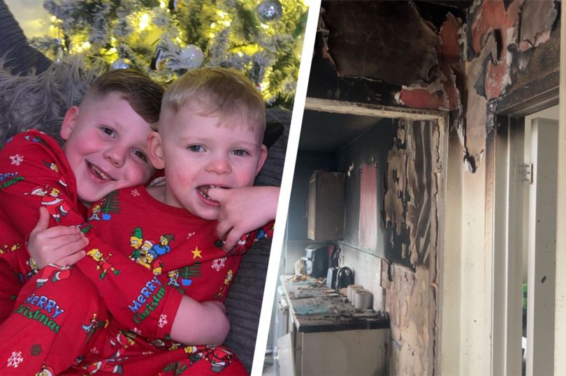 Mum's heartbreak after devastating fire tore through home leaving sons ...