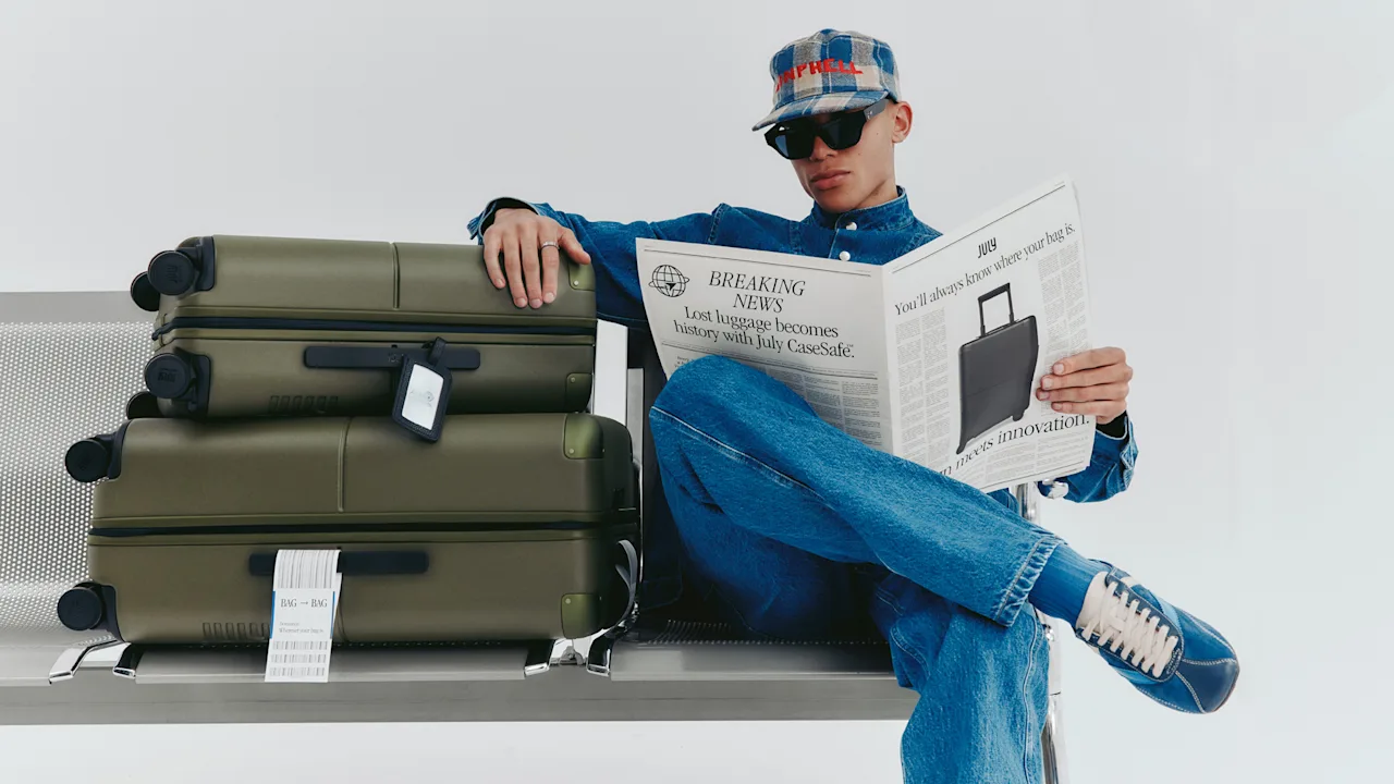 Meet the first-ever luggage with built-in AirTags