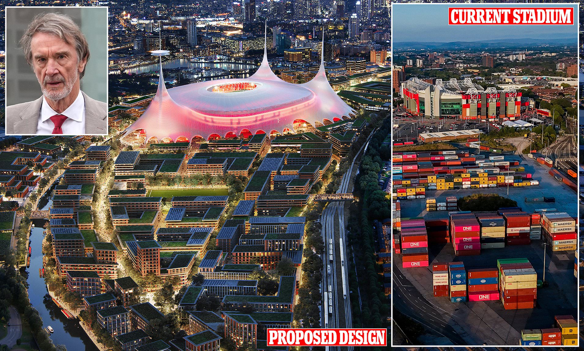 Man United get major green light on £2BILLION 100,000-seat 'New ...