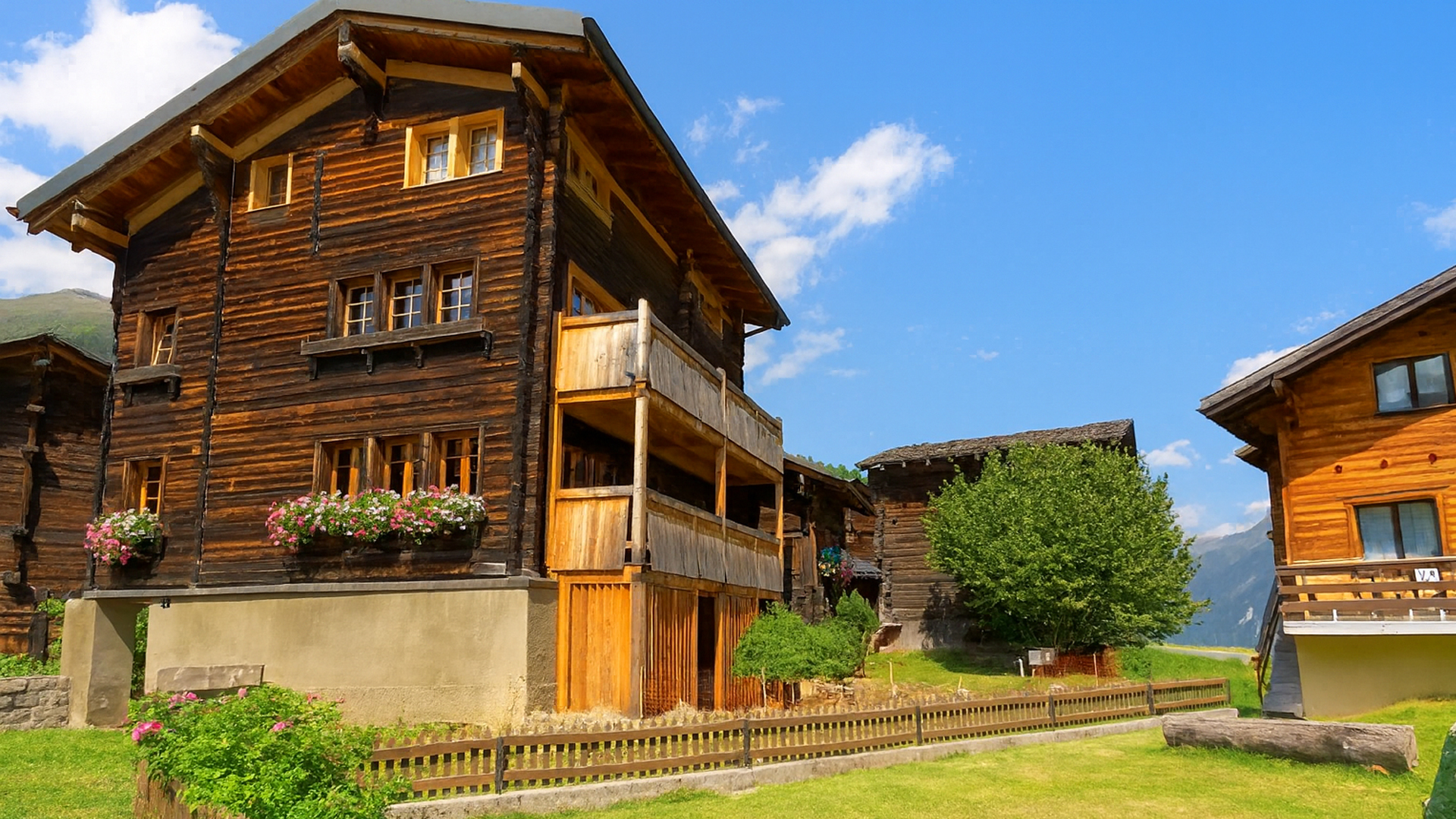 Switzerland – Exploring Peaceful Bellwald Village (4K)