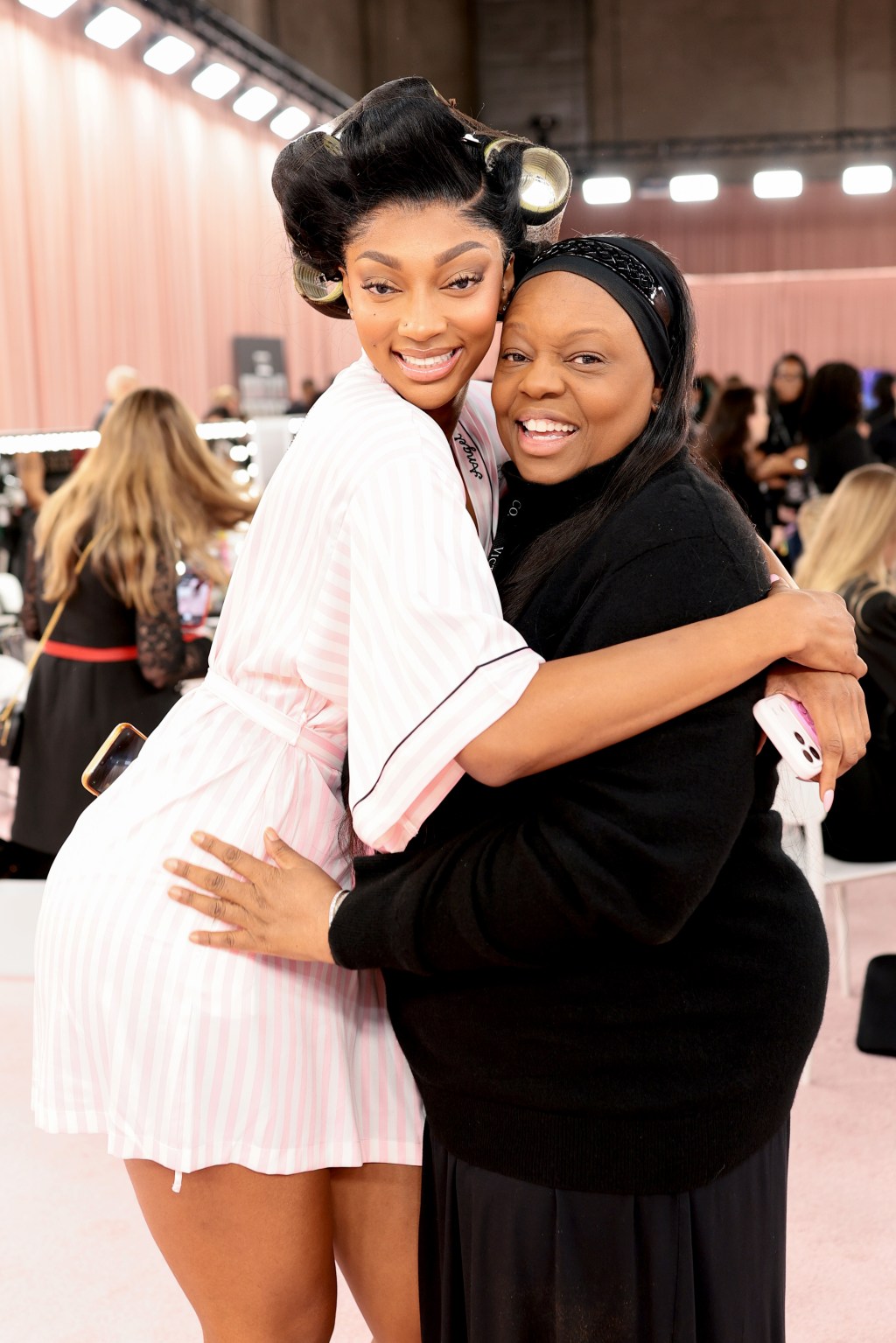 Angel Reese stuns backstage at Victoria’s Secret fashion show in new photos