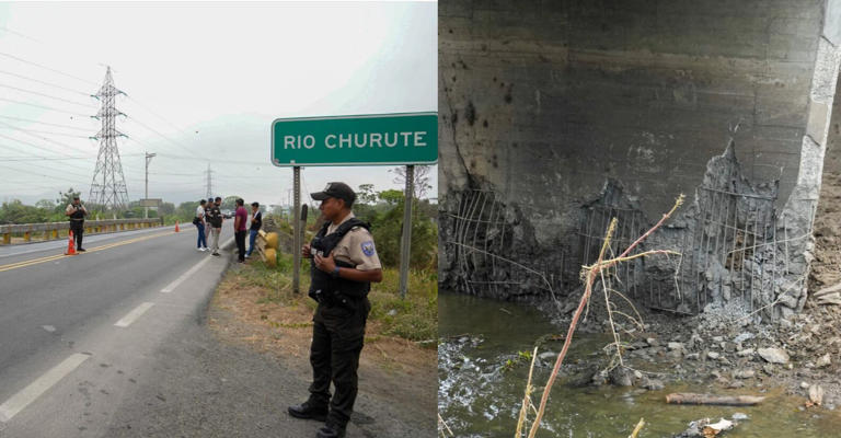 Así quedó el puente Churute tras explosión: fuertes y visibles daños ...