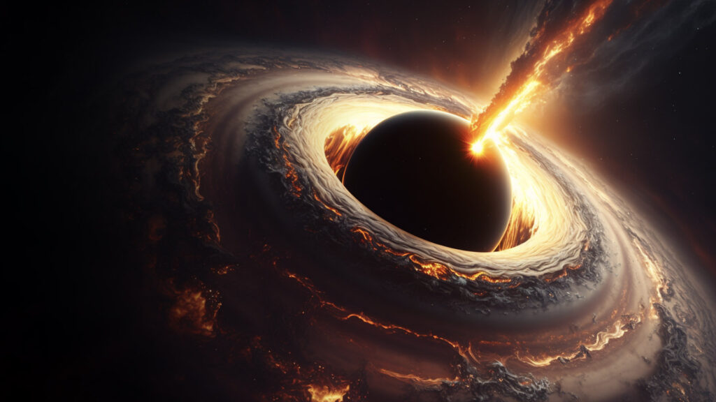 What happens if Jupiter collided with a black hole