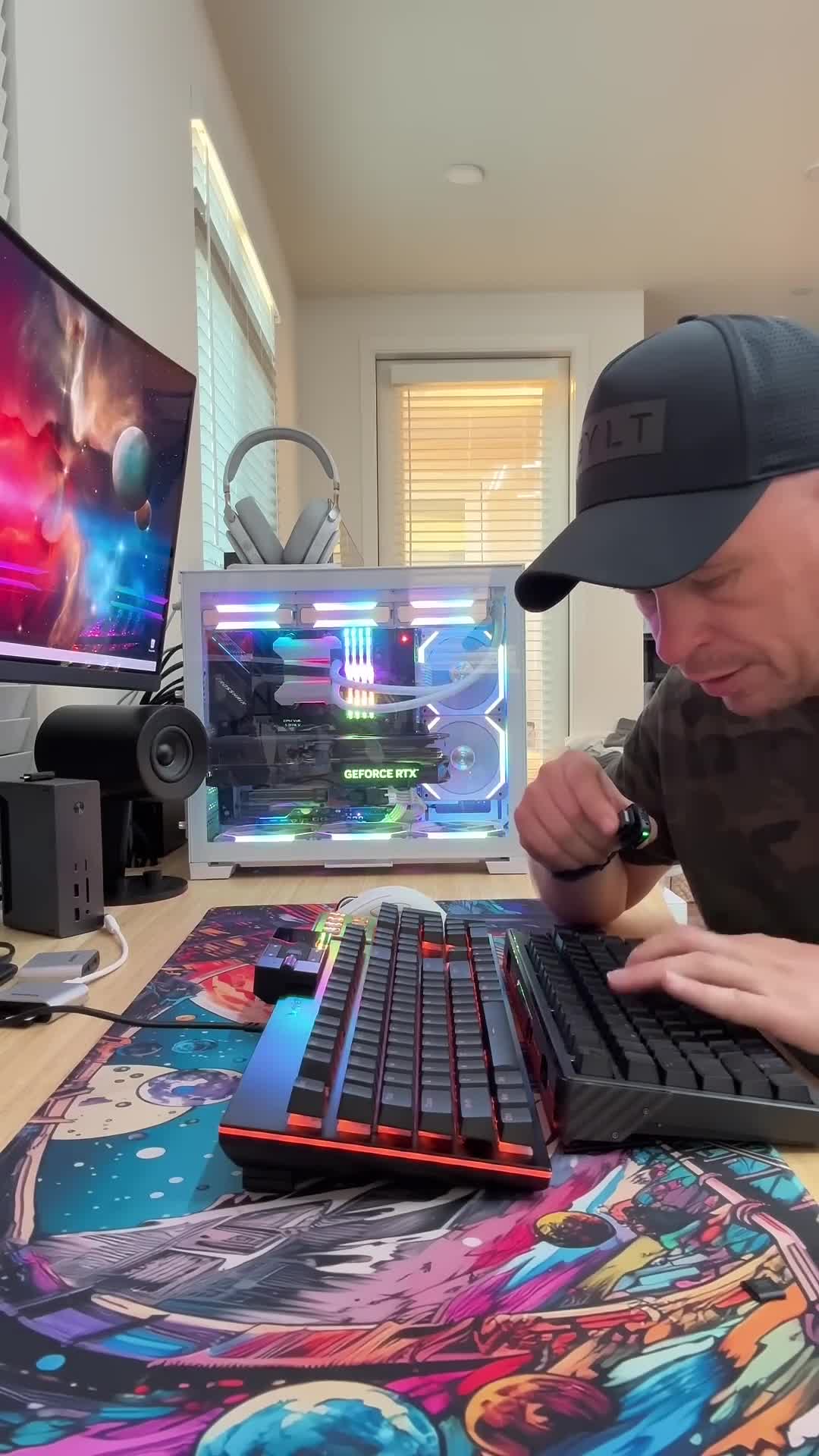 This gaming keyboard is super quiet!