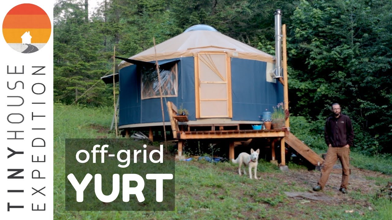 Off-grid yurt living in PNW with clever & frugal DIY hacks