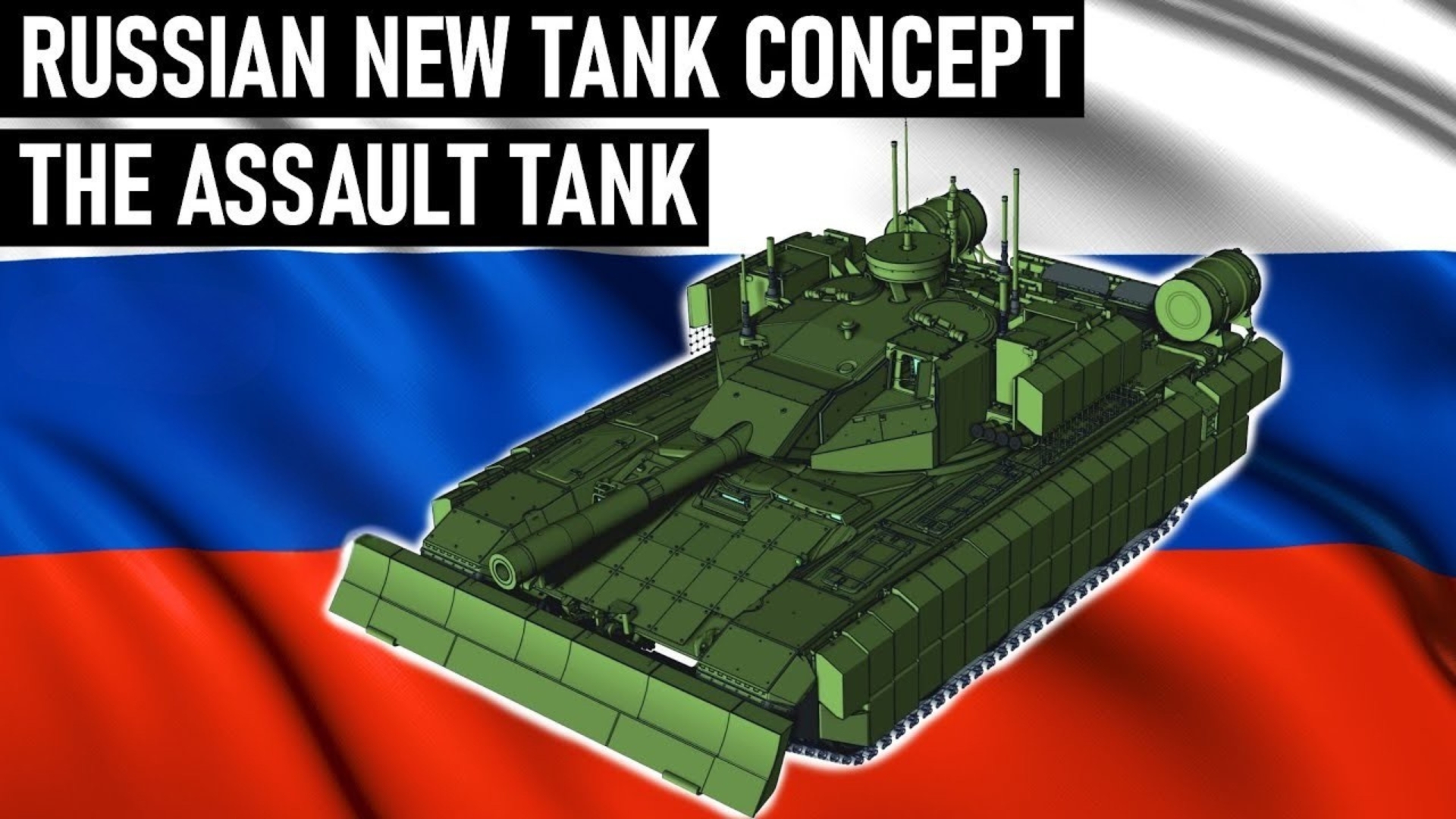 Russians Revealed a New Tank Concept - The Assault Tank