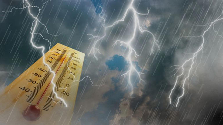 Una "gran tormenta roja" afectará parte del país: se esperan lluvias ...