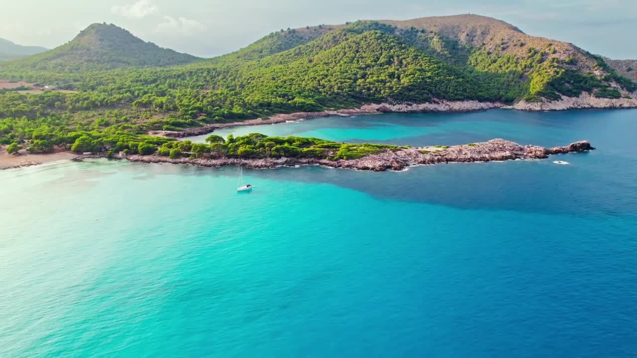 Drone Explores Menorca's Rugged Beauty