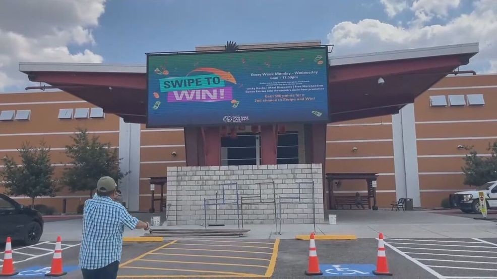 Concrete wall erected at Kickapoo Lucky Eagle Casino 17 days after ...