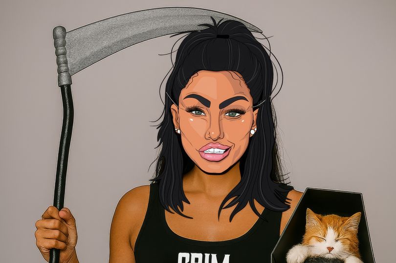 Katie Price branded 'grim reaper' by PETA in brutal new Halloween costume