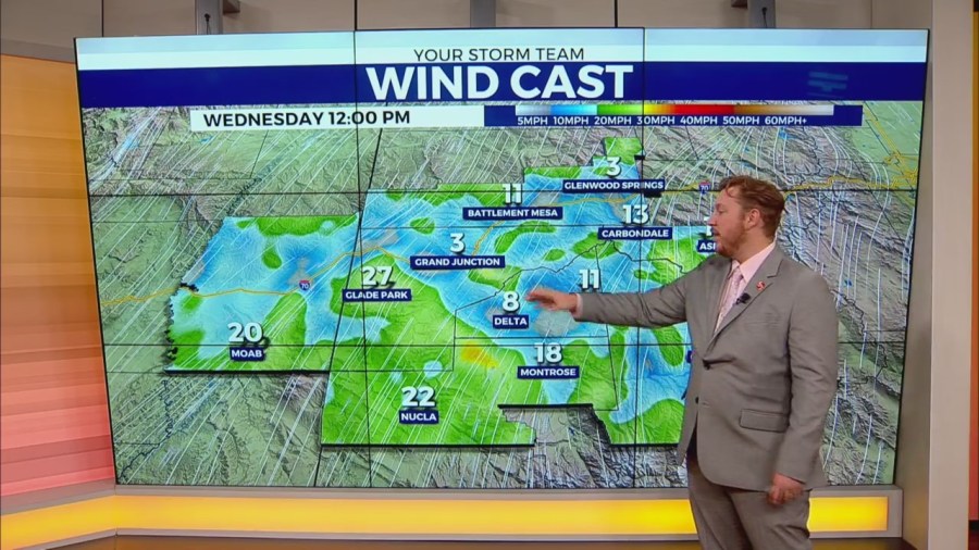 Severe storms for southern Colorado as cold front pushes into the region