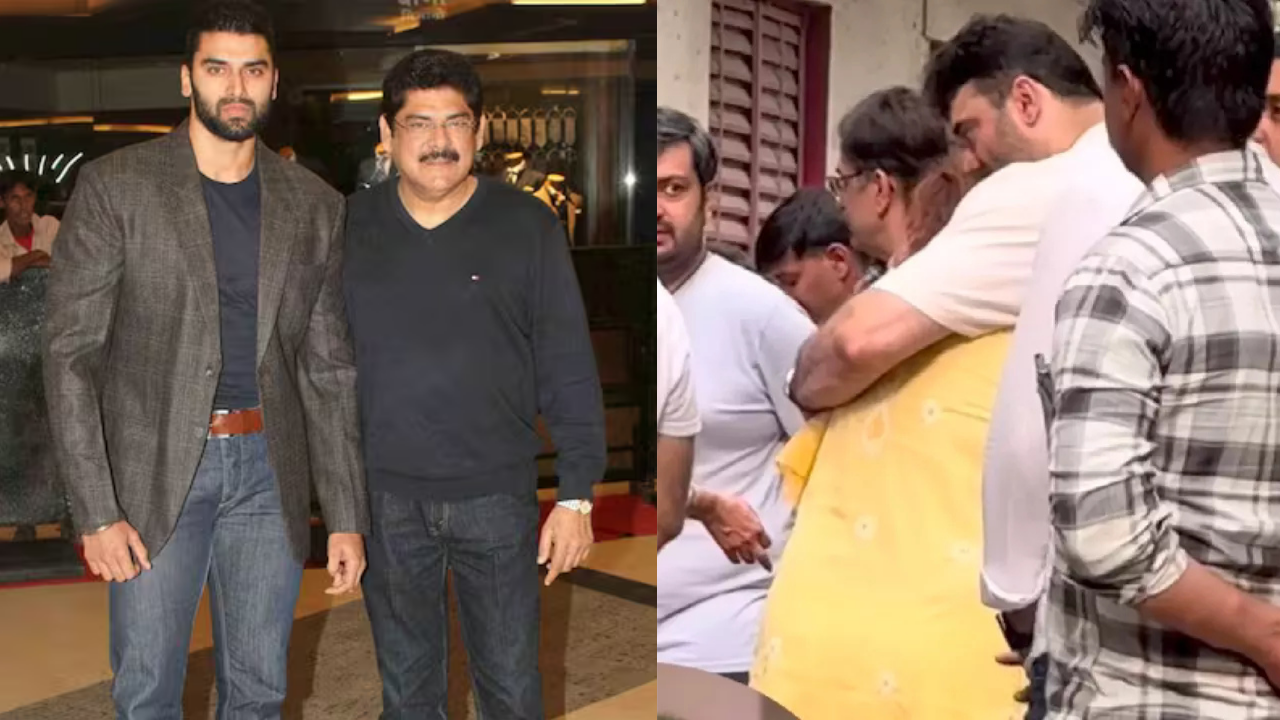 Nikitin Dheer consoles mother Anita after father Pankaj Dheer’s passing ...