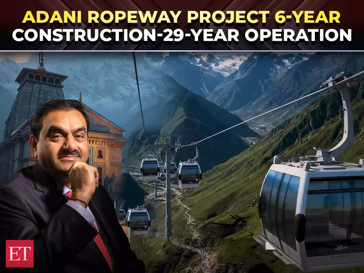 Kedarnath Ropeway Project: Gautam Adani’s ₹4,081 Cr plan to cut 12.9 km, 9-hour trek to just 36 mins