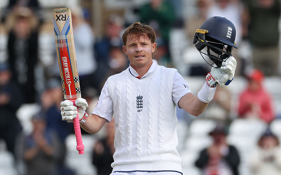 'That would be the sensible thing' - Alastair Cook feels Ollie Pope ...