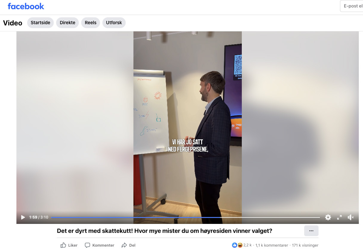 Advarte mot gratis ferje-kutt og studiegjeldsletting i valgkampvideo – nå har Ap gjort det selv