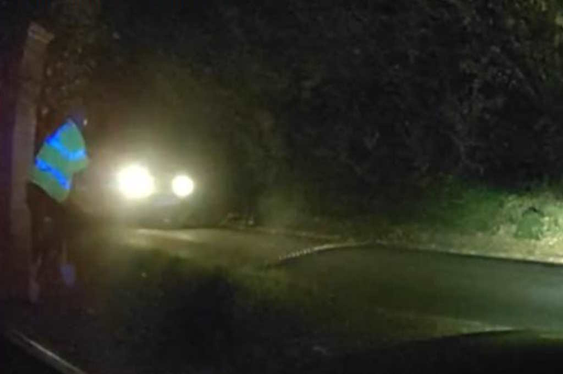 Dramatic police chase ends in van driver being arrested after attacking ...