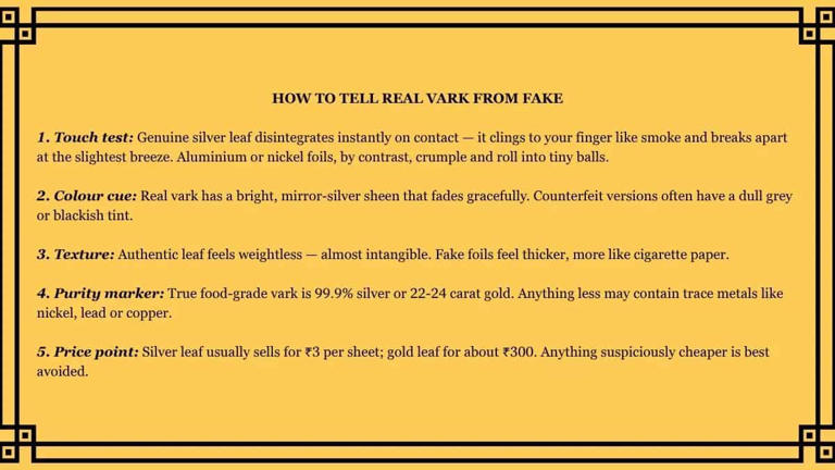 The Rise, Reign & Retreat of Silver Vark in Indian Sweets