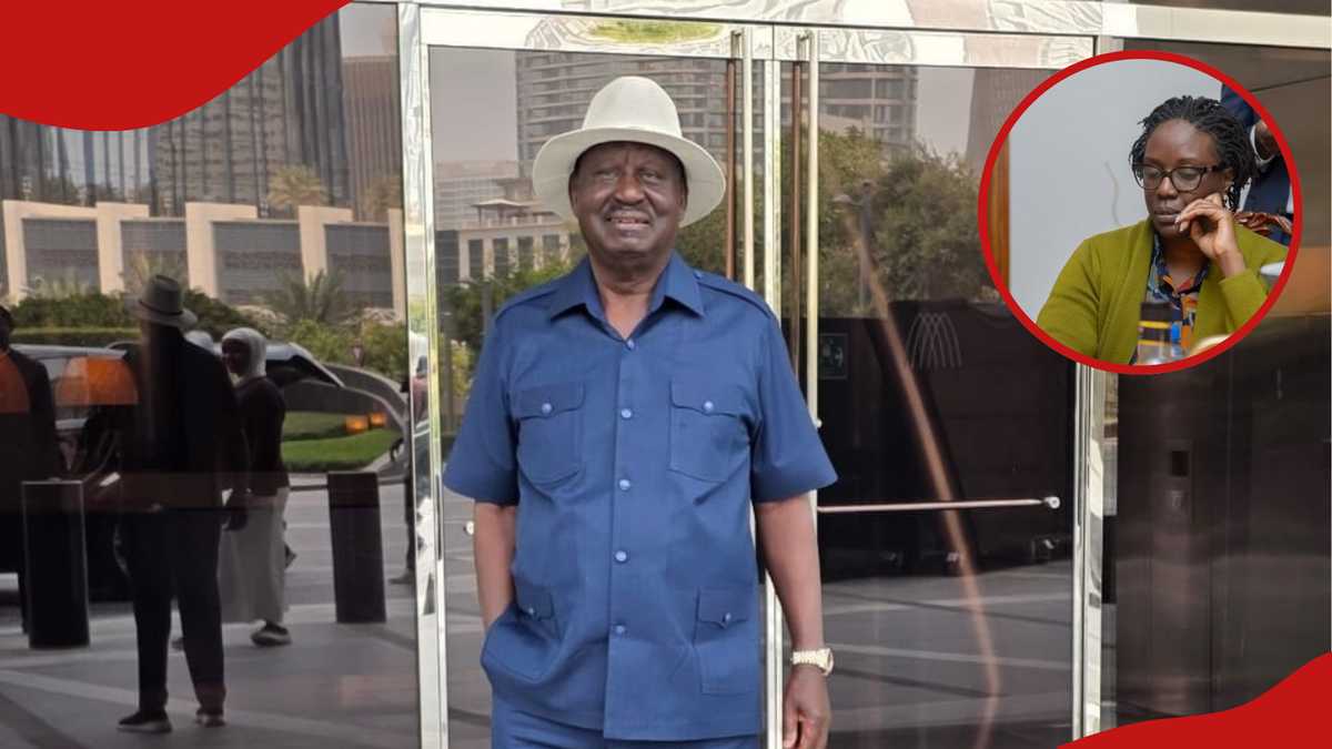 Raila Odinga's eldest daughter Rosemary seen in sombre mood following ...