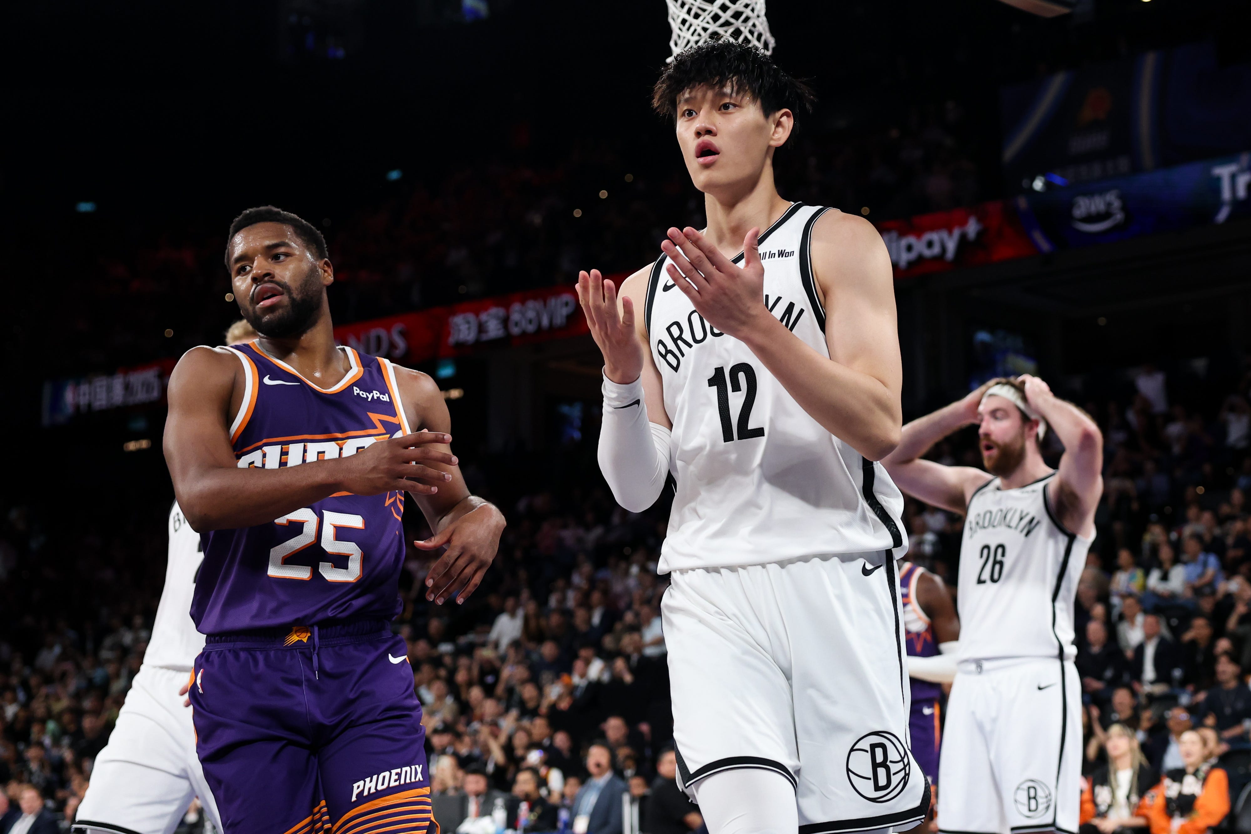 Nets waive Fanbo Zeng; sign forward Grant Nelson